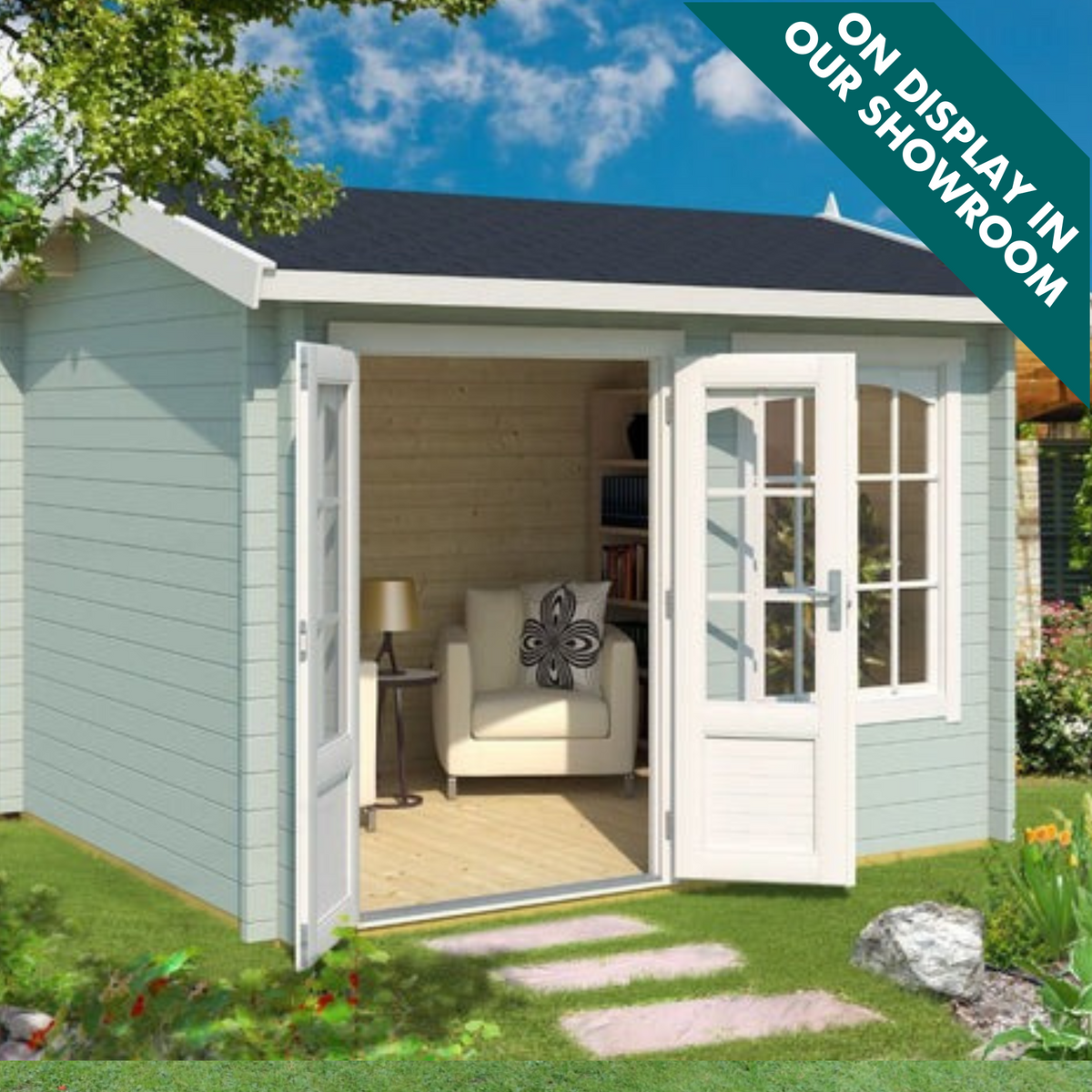 Alex Log Cabin - Wooden Garden Room - Timber Summerhouse - Garden Cabi ...
