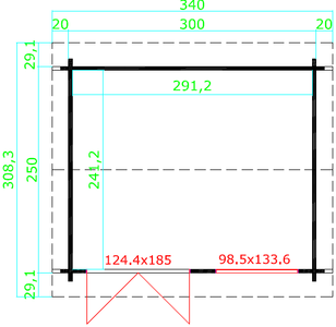 Alex Log Cabin - Wooden Garden Room - Timber Summerhouse - Garden Cabi ...